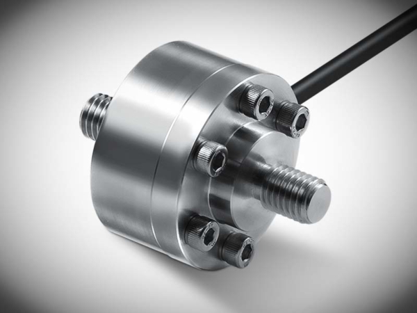 Tension and compression force sensor with long-term stability