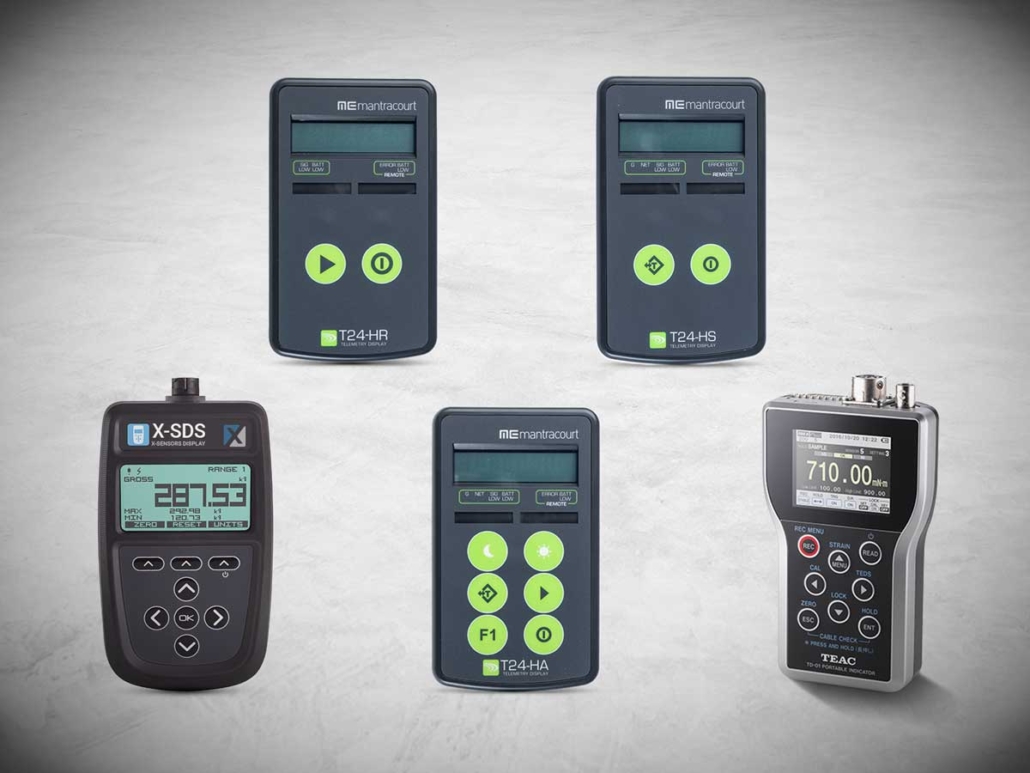 Anzeigegeräte für DMS-Sensoren von XSENSORS